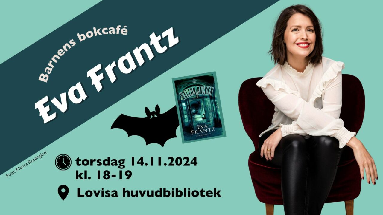 Eva Frantz lasten kirjakahvilan vieraana 14.11.2024 - Loviisan kaupunki