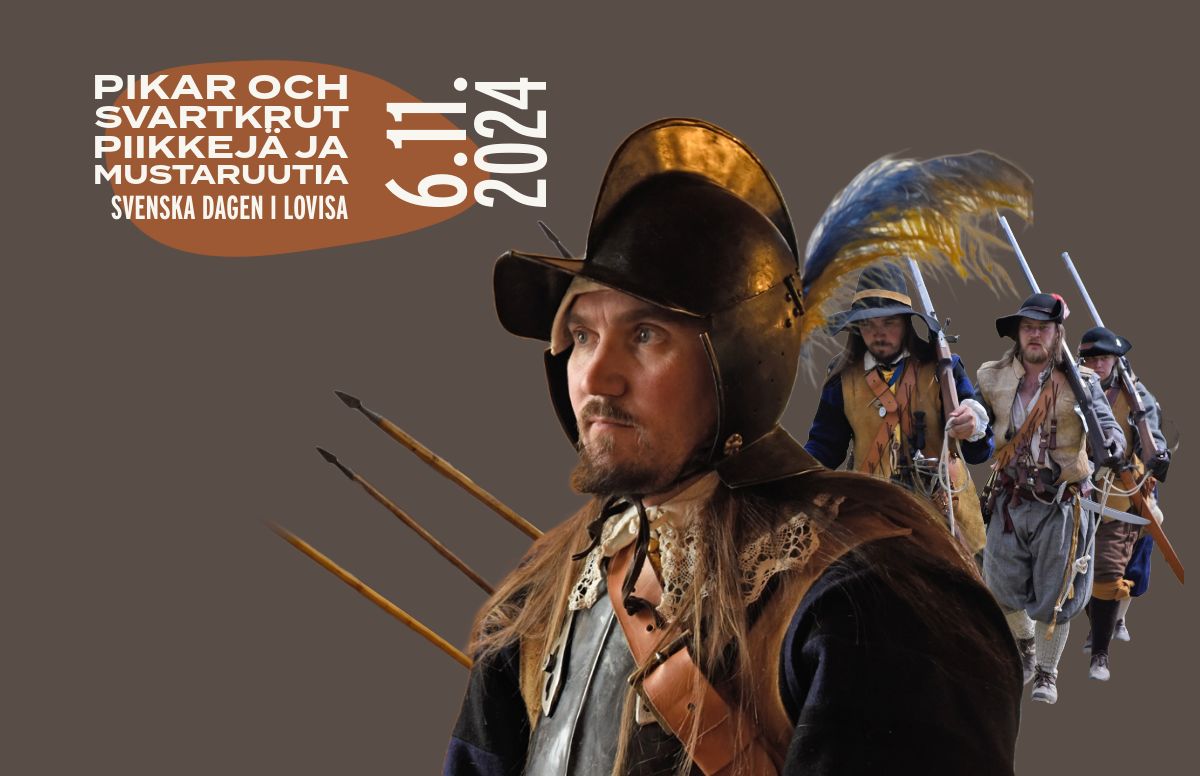 Pikar och svartkrut i Lovisa stads museum på Svenska dagen 6.11.2024 ...